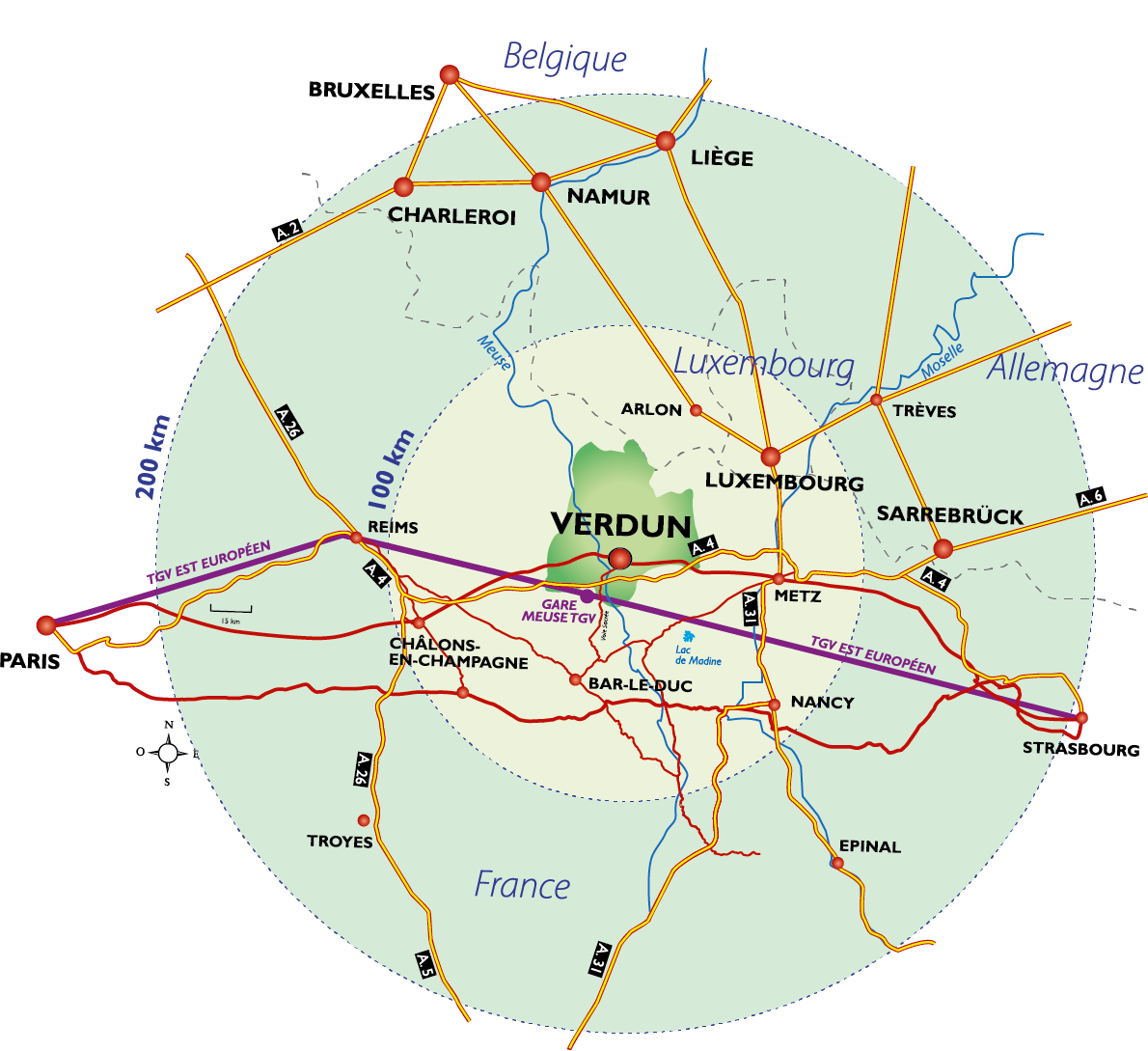 Le territoire du Pays de Verdun